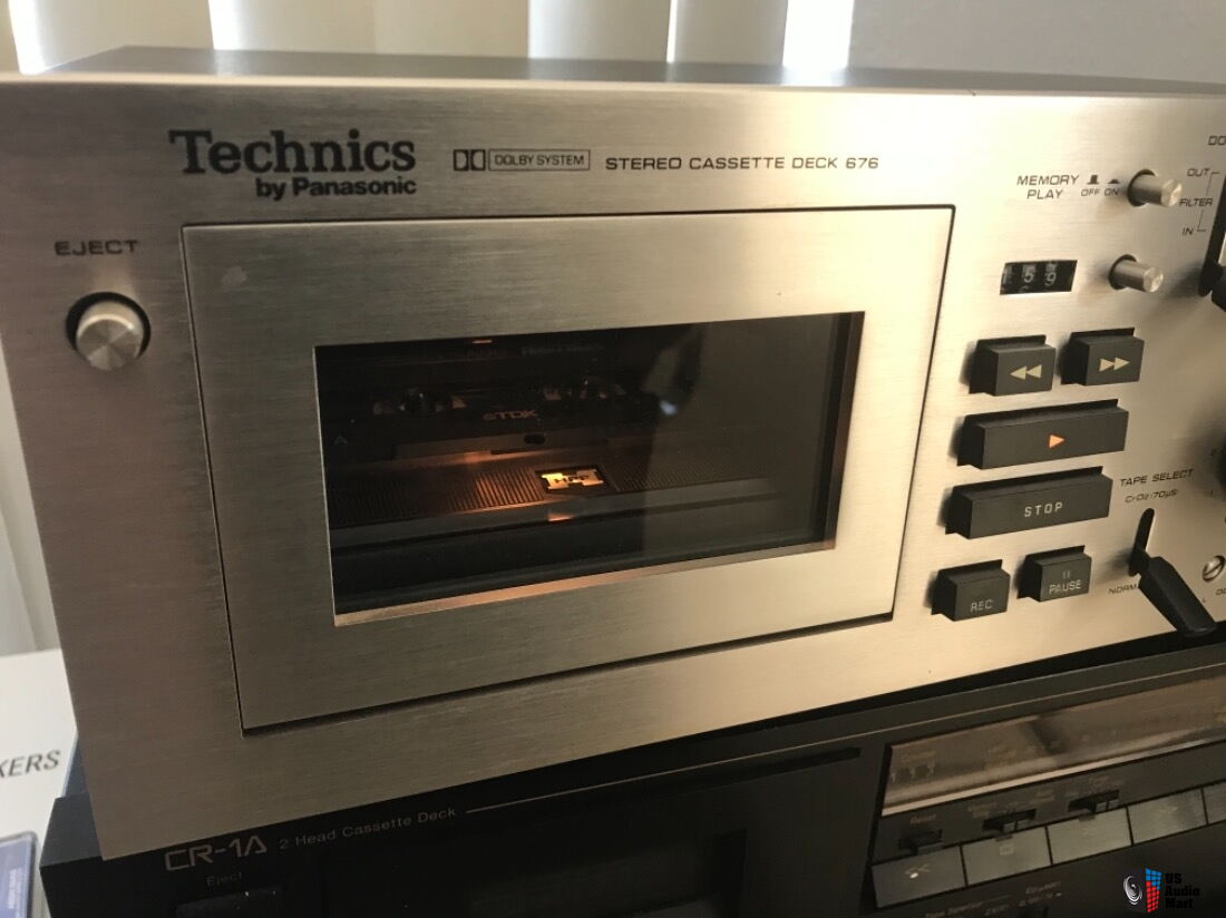 Beautiful Silver Face Technics RS-676US Stereo Cassette Deck by ...