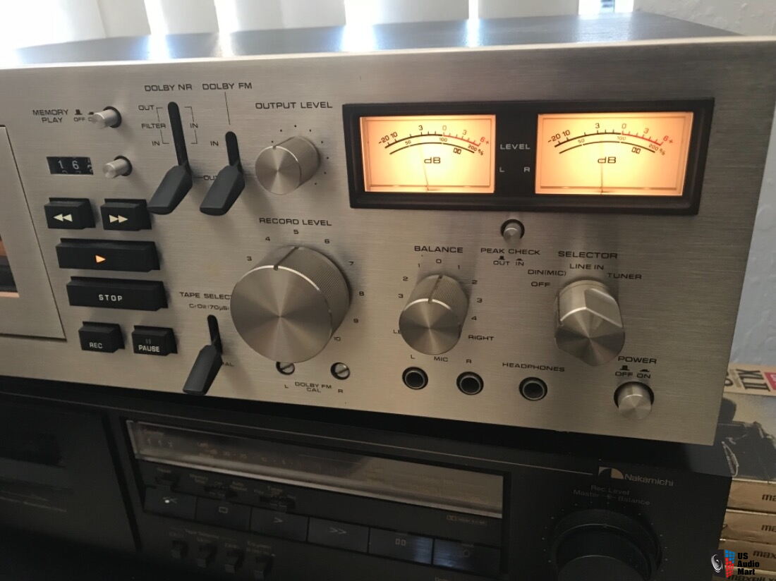 Beautiful Silver Face Technics RS-676US Stereo Cassette Deck by ...