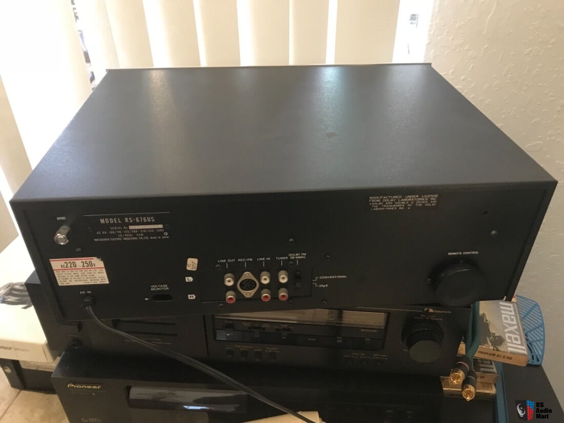 Beautiful Silver Face Technics RS-676US Stereo Cassette Deck by ...