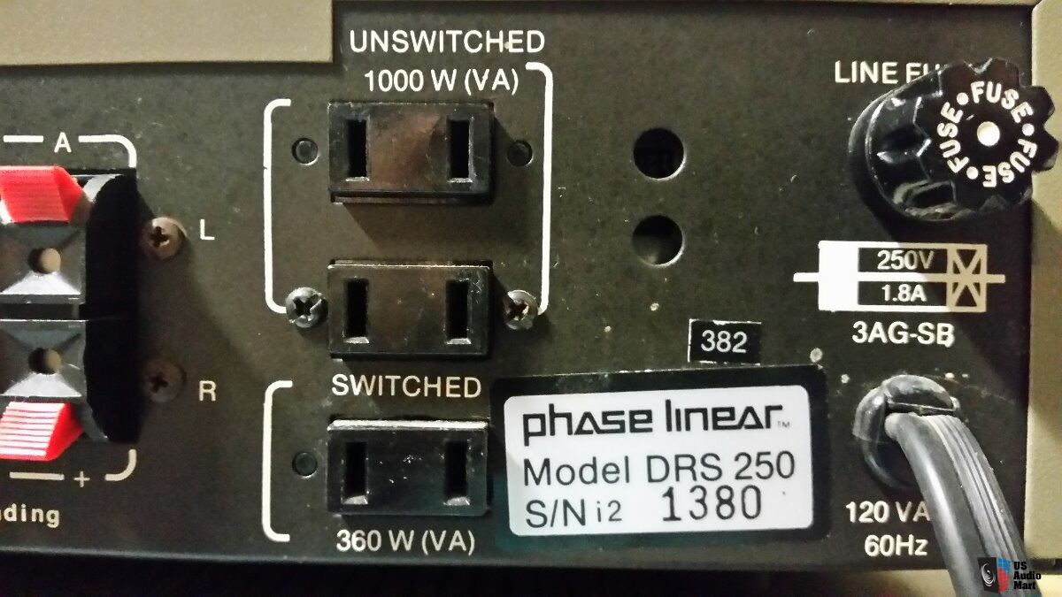Phase Linear T5200 Tuner, DRS 250 Int. Amp, and DRS 900 Amp Photo ...