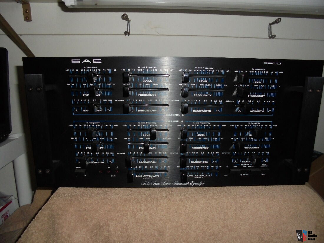 SAE 2800 solid state stereo parametric equalizer Photo #1721467 - US ...