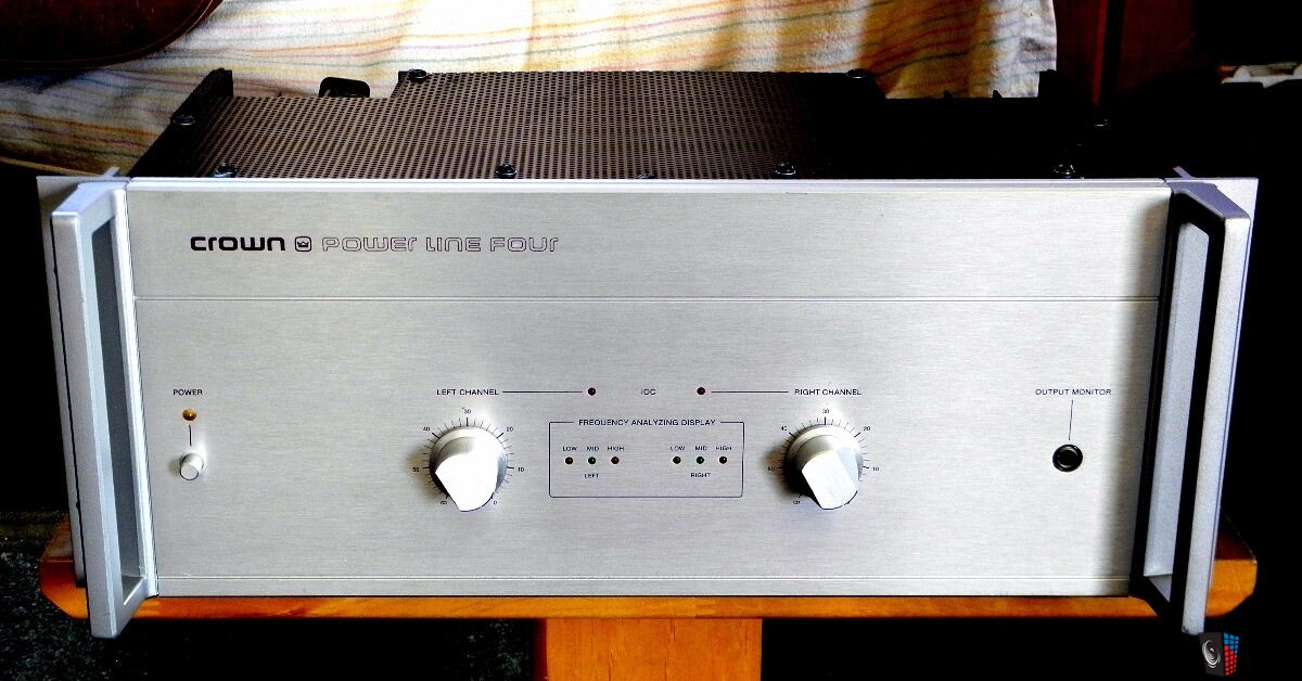 BEAUTIFUL Vintage CROWN Power Line Four Amplifier, UPGRADES, AMAZING ...