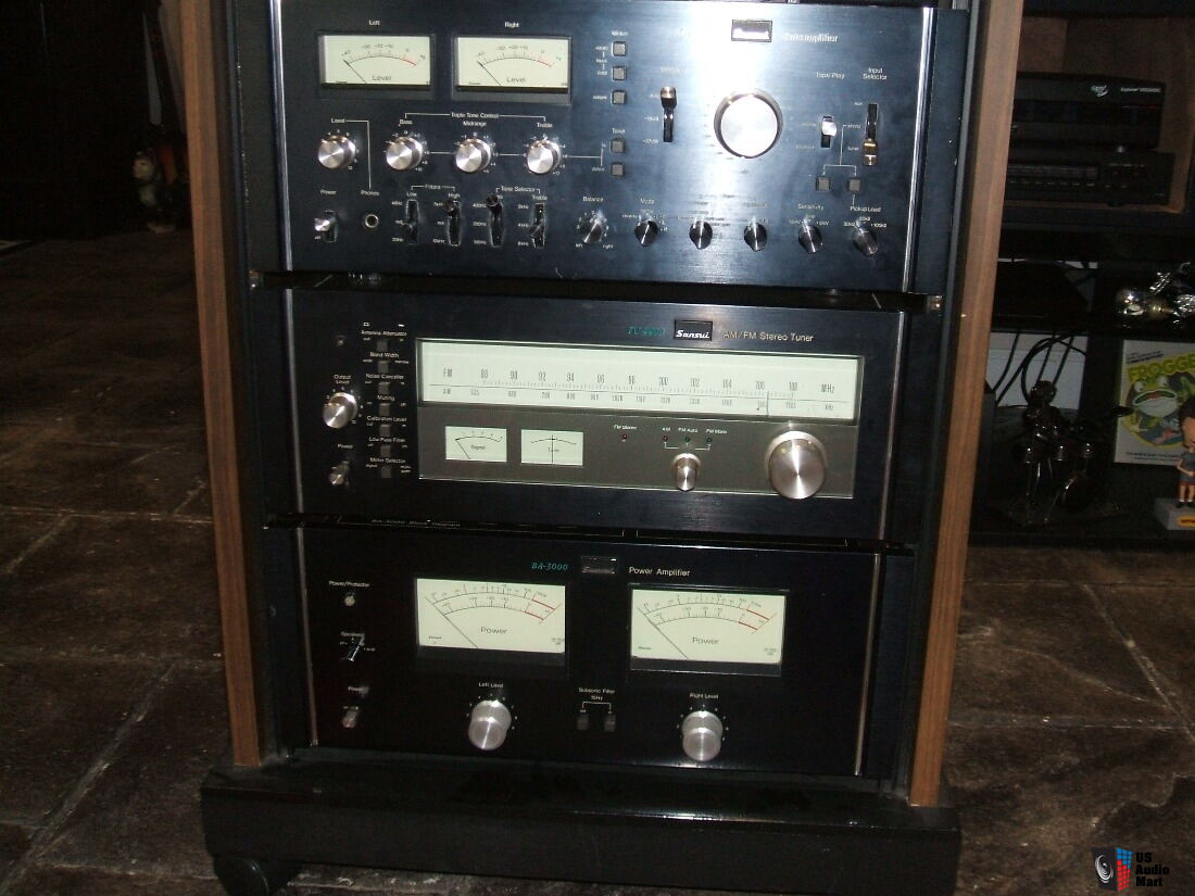 Sansui Definition Series, BA 3000, CA 3000, TU 9900, Sansui Rack Photo ...