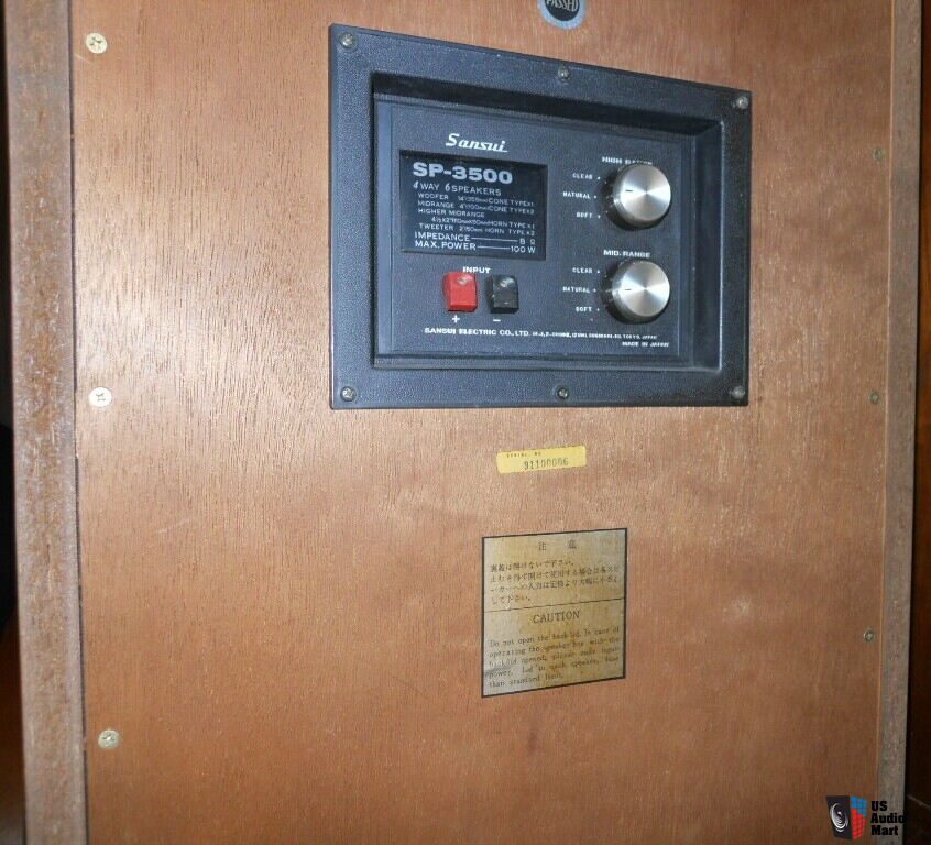 Sansui SP-3500 speakers Photo #1770117 - US Audio Mart