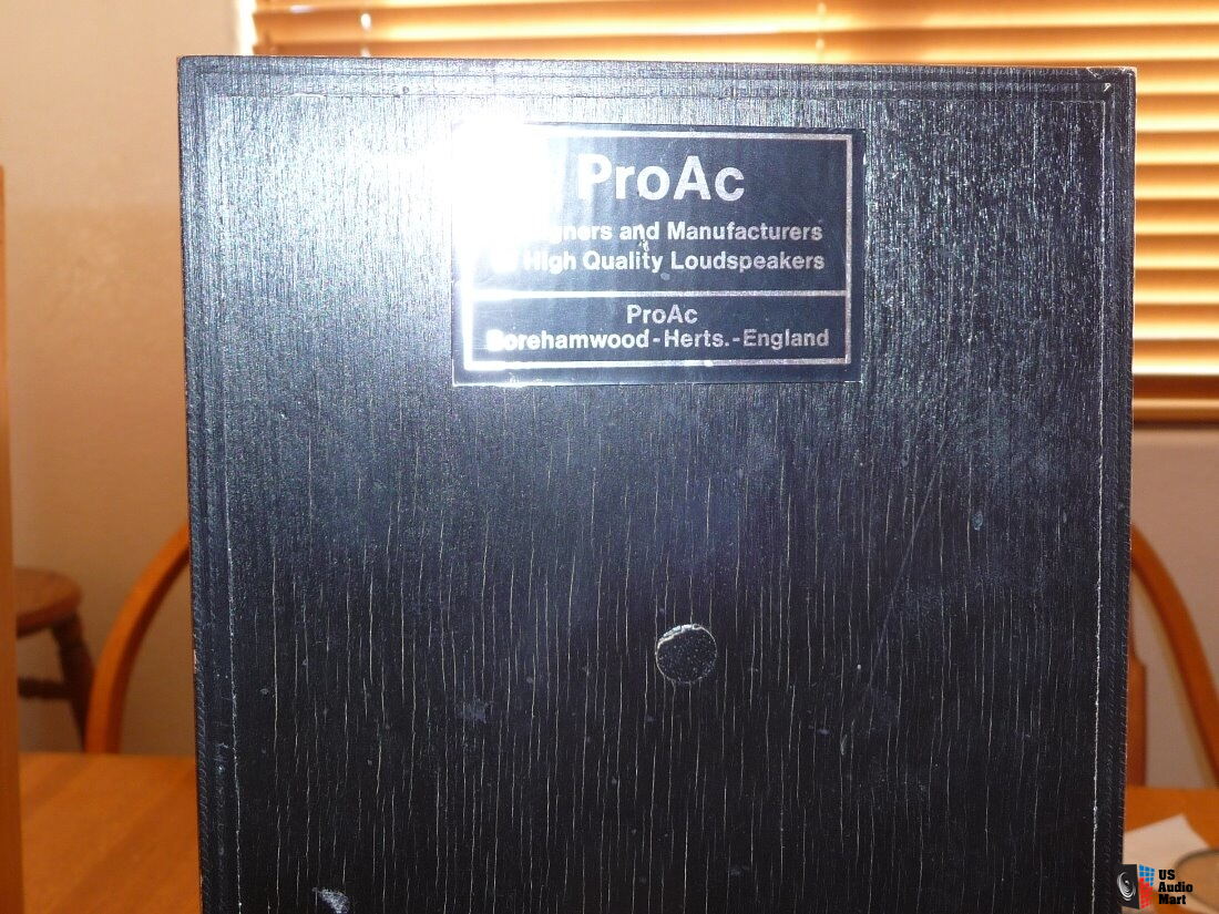 ProAc EBT Extended Bass Tablette Doublette Speaker Pair Teak Photo ...