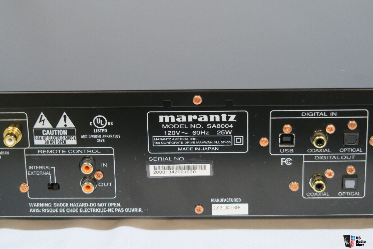 Marantz "stack" PM8004 Integrated amplifier and SA8004 CD SACD player ...