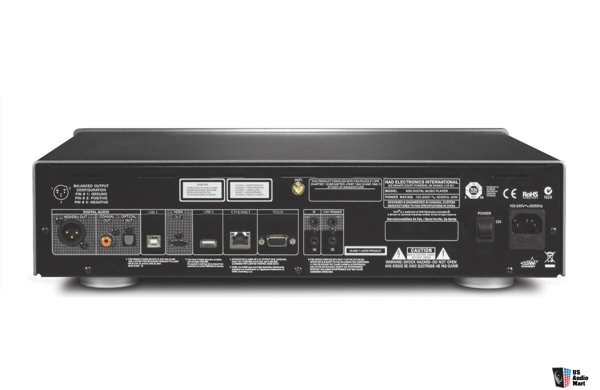 NAD M50 CD Player/Ripper/Renderer/Streamer - Spotify, Tidal, Roon - MQA ...
