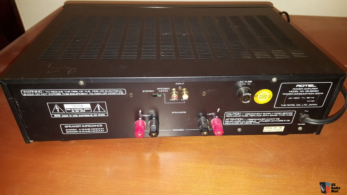 Rotel RB-980bx amplifier Photo #1789638 - US Audio Mart