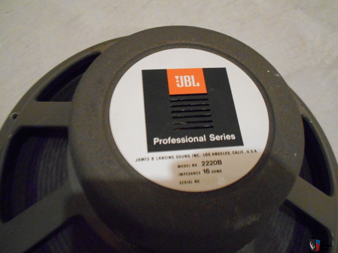 2 JBL 2220A and 2220B 15 IN. ALNICO Speakers Photo #1794538 - Canuck ...