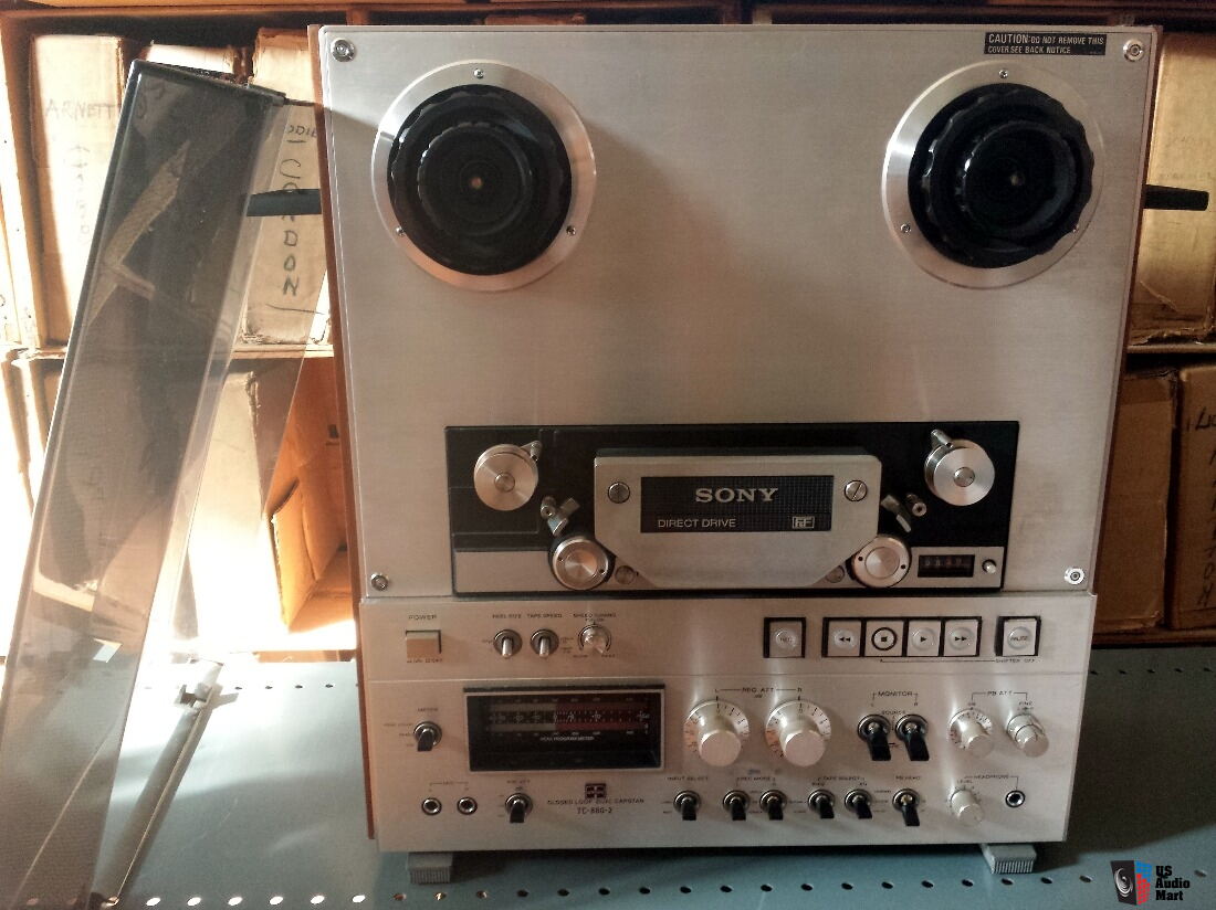 SONY TC-880-2 Reel to Reel Open reel Tape Deck RARE Japan + NAB HUBS ...