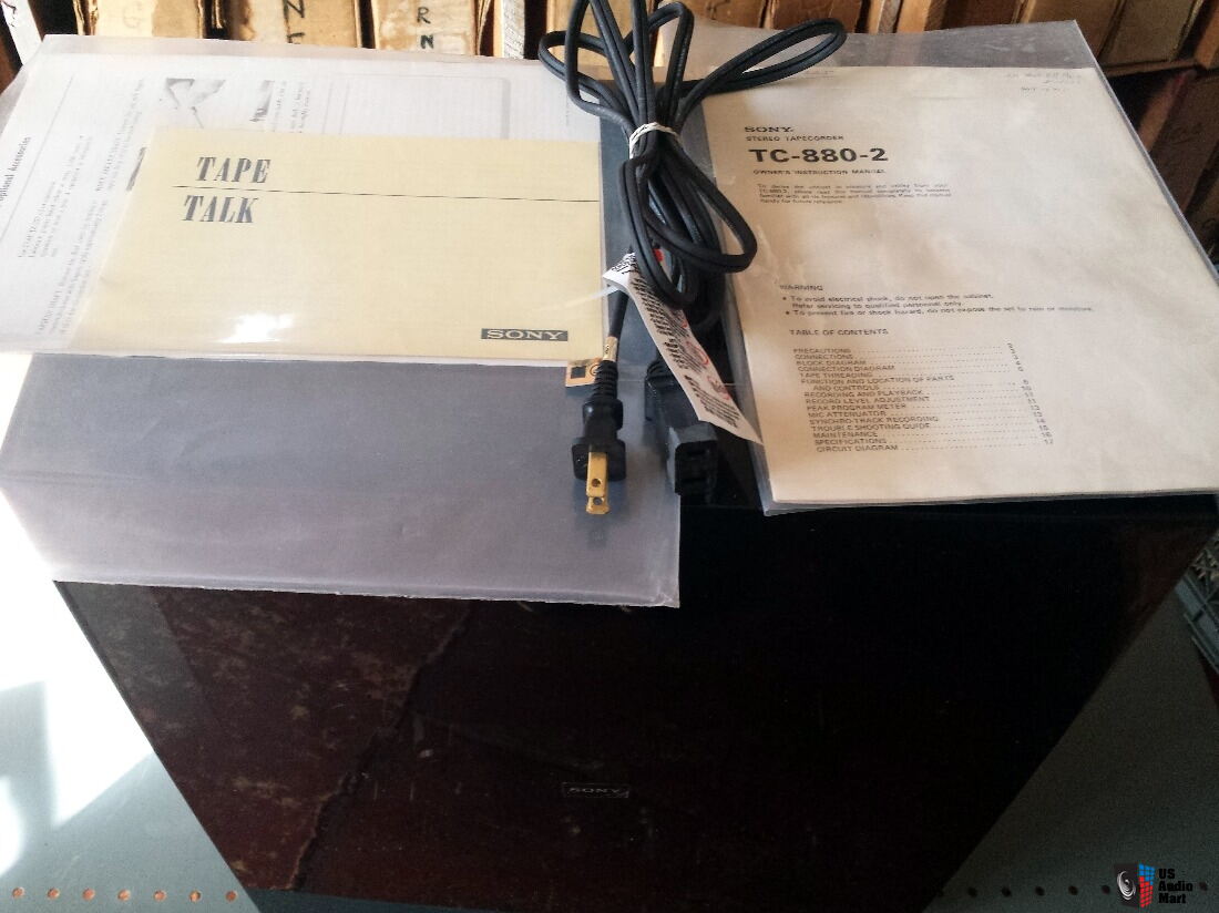 SONY TC-880-2 Reel to Reel Open reel Tape Deck RARE Japan + NAB HUBS ...