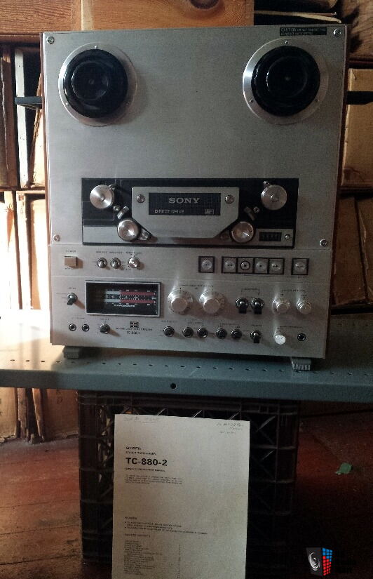 SONY TC-880-2 Reel to Reel Open reel Tape Deck RARE Japan + NAB HUBS ...