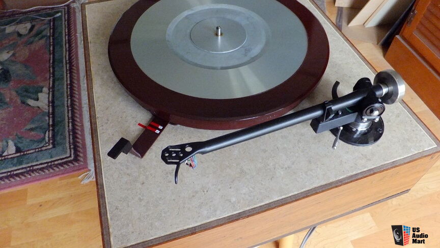 Custom heavy platter Lenco Turntable restoration, Layered Plinth, Much ...