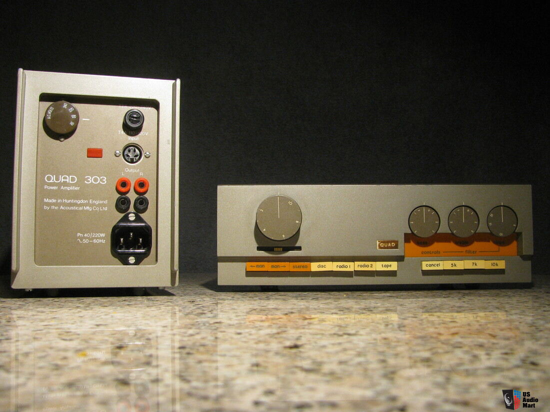 SOLD, SOLD Classic Quad 303 Amplifier and Quad 33 Preamplifier