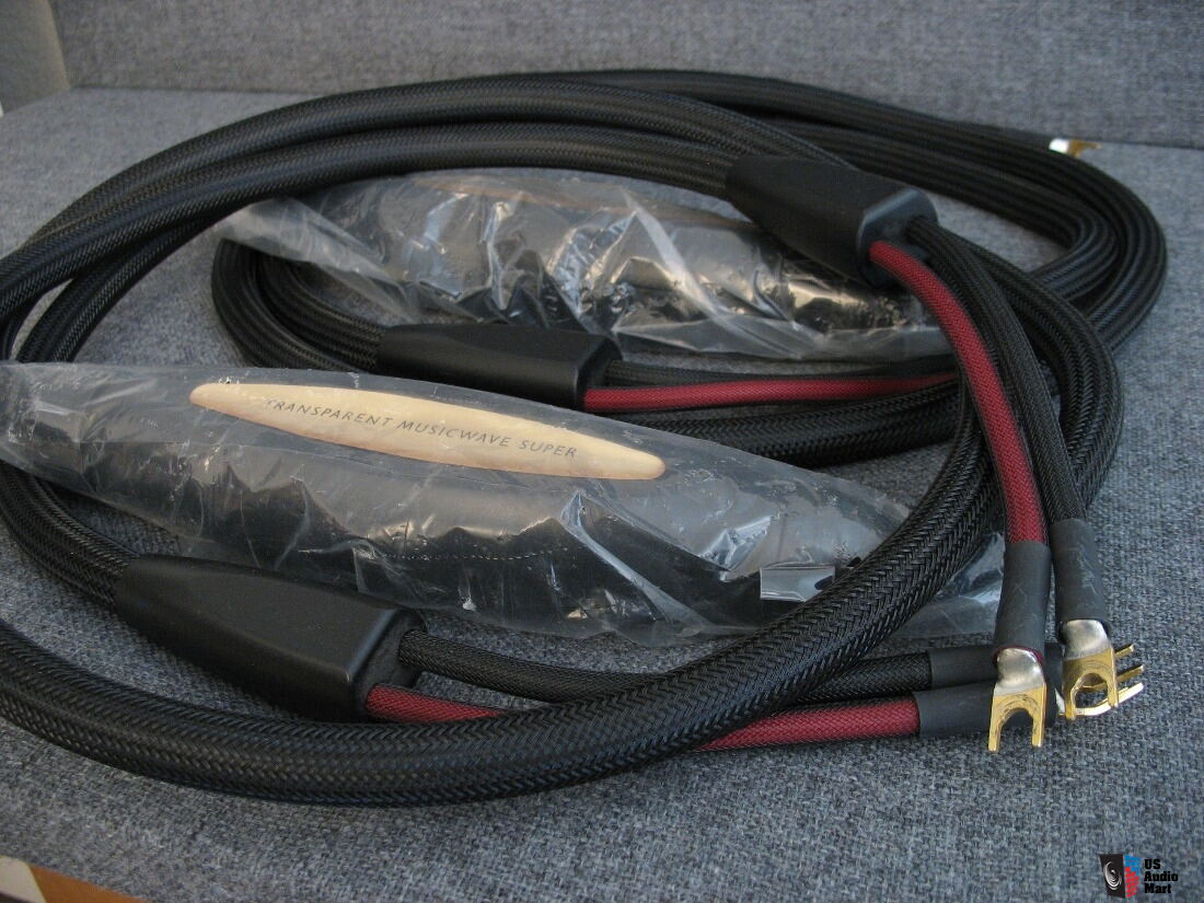 Transparent Audio Musicwave Super mm2 speaker cable 10 ft. spades ...