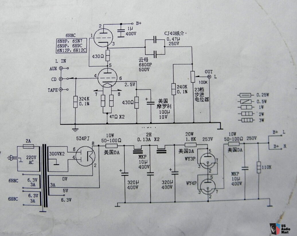 Absolutely wonderful BEZ-Q4B tube preamp, Edmund Lam design, 6SN7, don ...