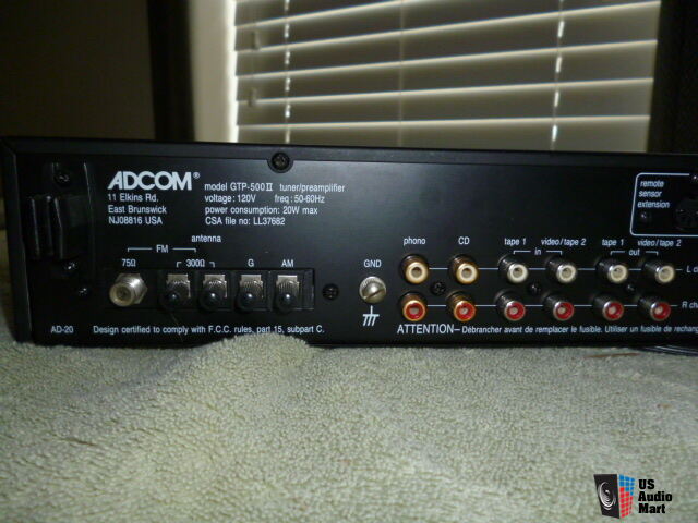 Adcom GTP 500II Preamp/Tuner Photo #1816888 - US Audio Mart