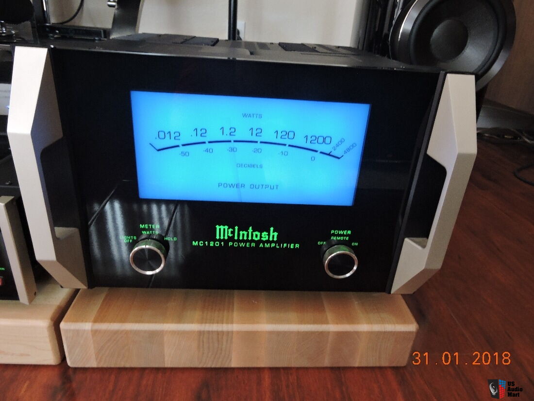 Mcintosh MC-1201 1200 watts mono block with new style Handles and LED ...