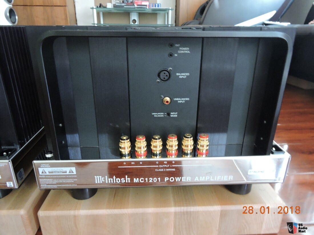 Mcintosh MC-1201 1200 watts mono block with new style Handles and LED ...