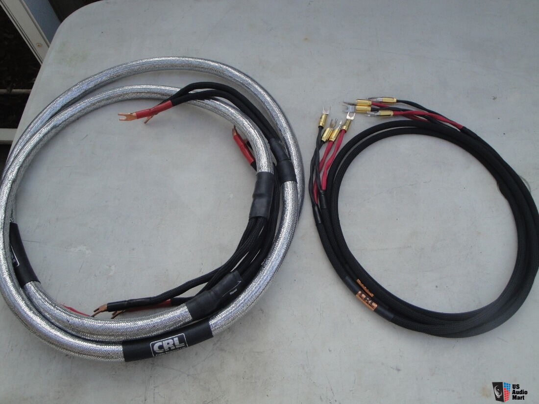 2 Speaker cables copper series set from C R L (cable research lab ...