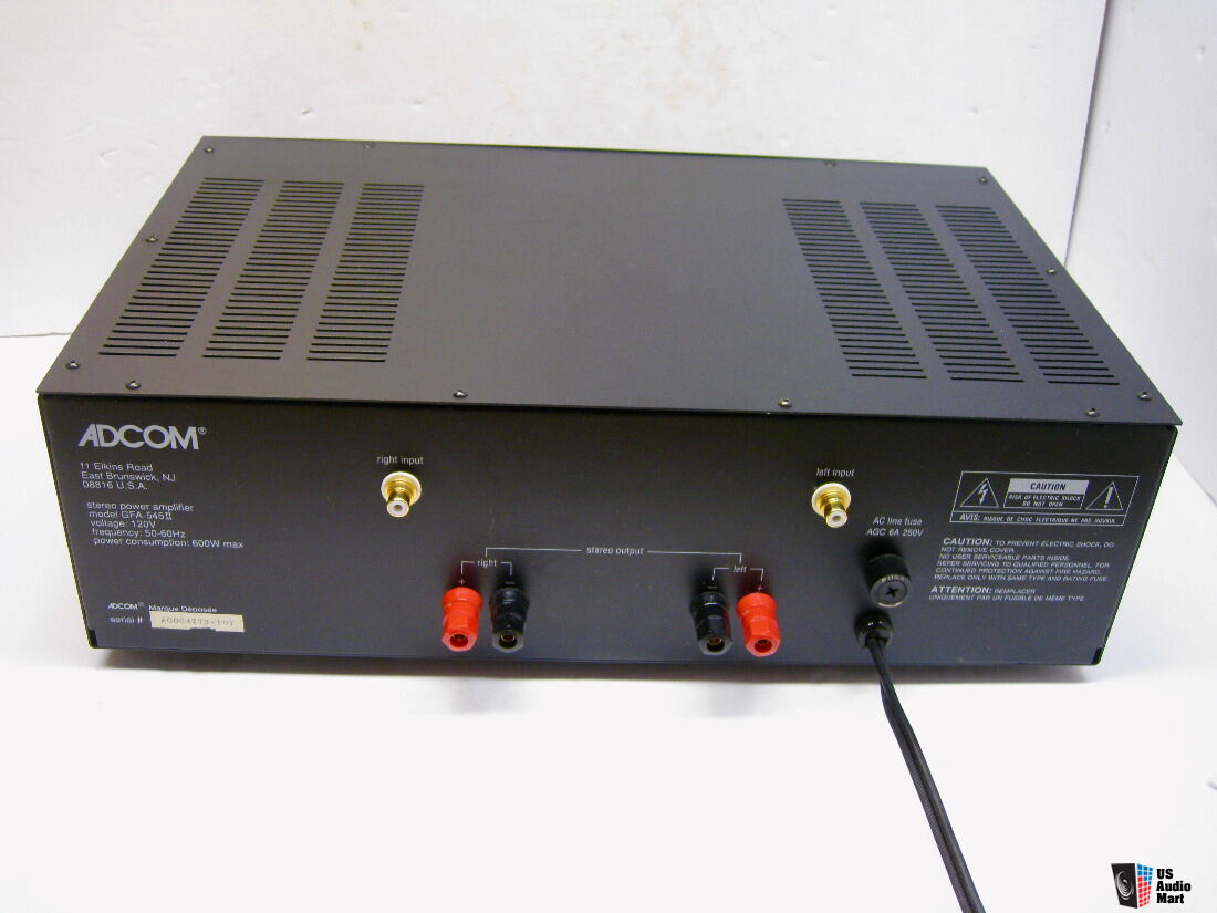 Package deal: Adcom GFA-545II amp and Lazarus Cascode Basic tube preamp ...