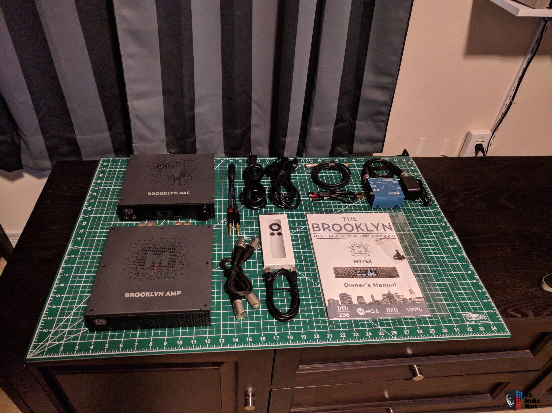 Mytek Digital Brooklyn DAC preamplifier (original) and Brooklyn Amp ...