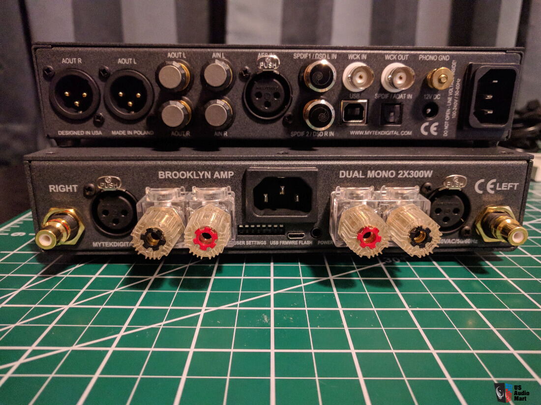 Mytek Digital Brooklyn DAC preamplifier (original) and Brooklyn Amp ...