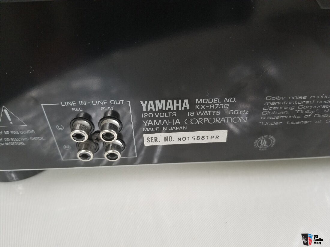Yamaha Cassette KX-R730-AUTO-REVERSE Professional REFURBISH GUARANTEED ...