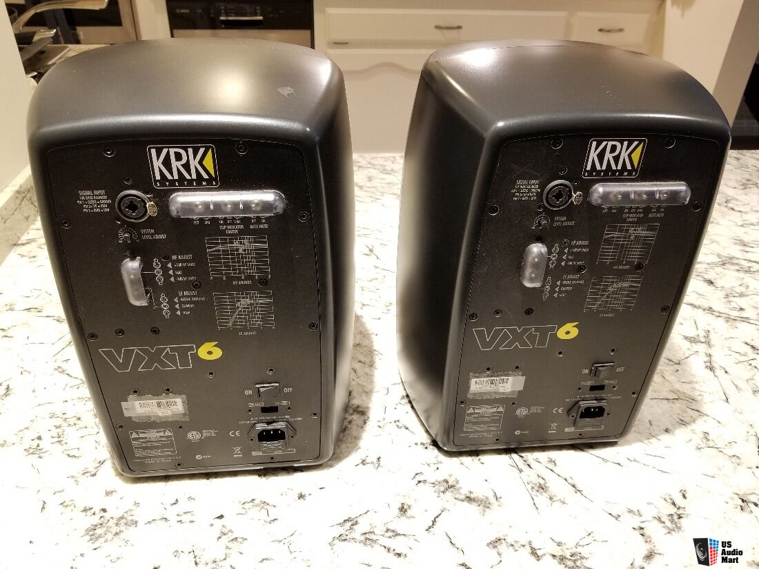 KRK VXT6 Powered Monitor PAIR Photo #1857378 - Aussie Audio Mart