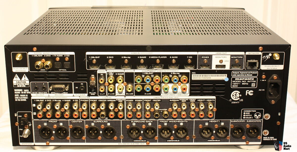 Marantz AV7702 Multichannel A/V Preamplifier with Dolby Atmos Photo ...