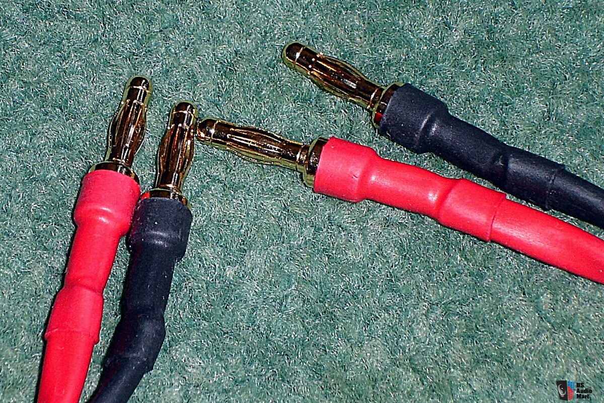 Signal Cable Ultra Speaker Cables 8 foot Single Wire Pairs Spades and ...