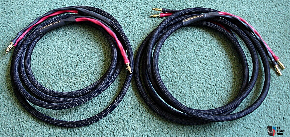 Signal Cable Ultra Speaker Cables 8 foot Single Wire Pairs Spades and ...