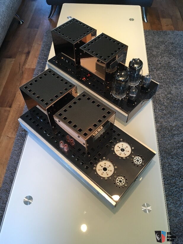 Audio Mirror "Reflection" 45W SET tube monoblock amps 6C33C tubes Photo ...