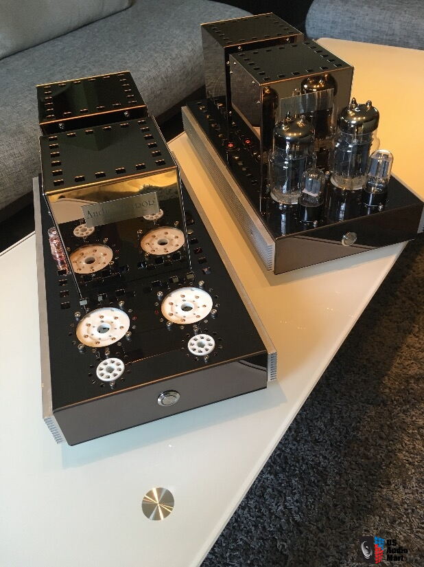 Audio Mirror "Reflection" 45W SET tube monoblock amps 6C33C tubes Photo ...