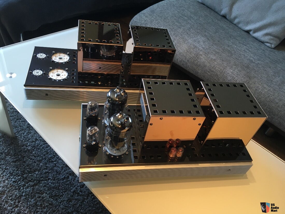 Audio Mirror "Reflection" 45W SET tube monoblock amps 6C33C tubes Photo ...
