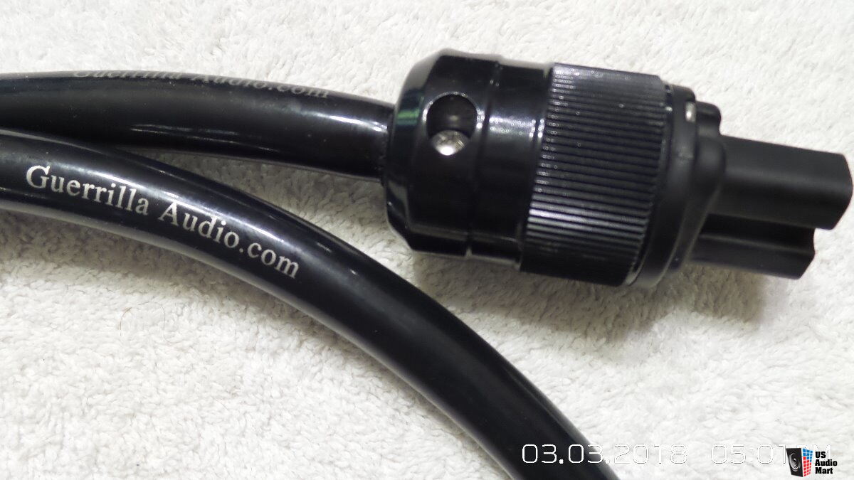 GUERRILLA audio 1.3 meter power cord Photo #1889877 - US Audio Mart