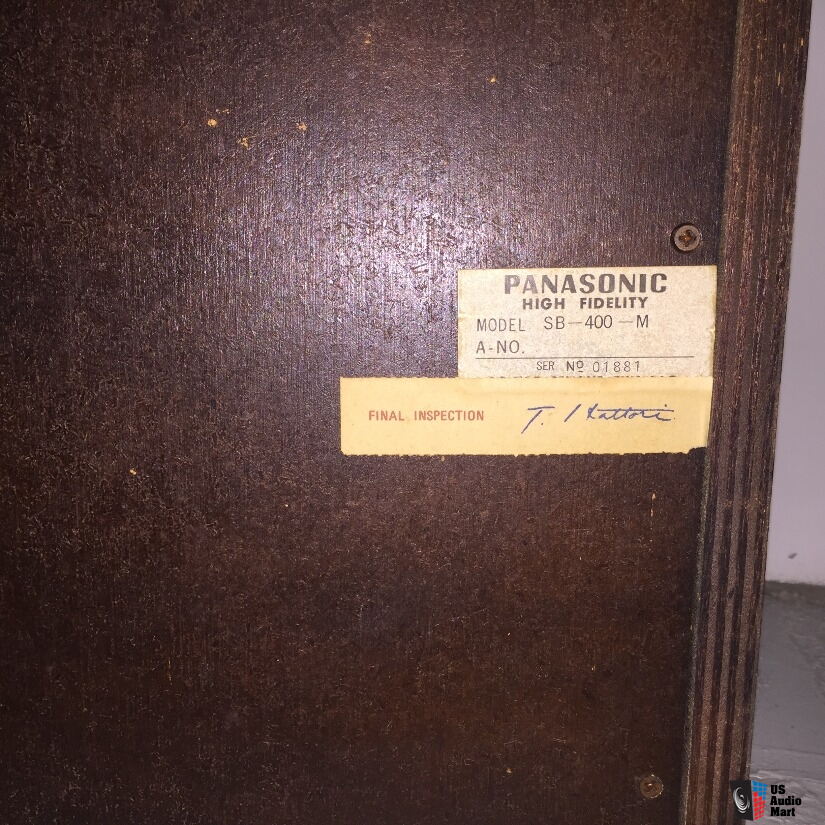 Panasonic Technics SB400 horn loaded 3 way speakers Photo #1890656 - US ...