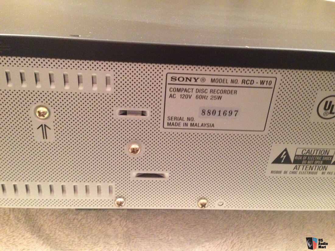 Sony RCD-W10 CD Recorder/Duplicator - As New Photo #1891060 - Aussie ...