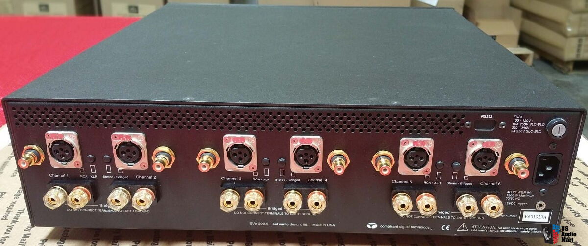 Bel Canto Design EVO 200.6 Digital Power Processor 6 Channel Audio ...