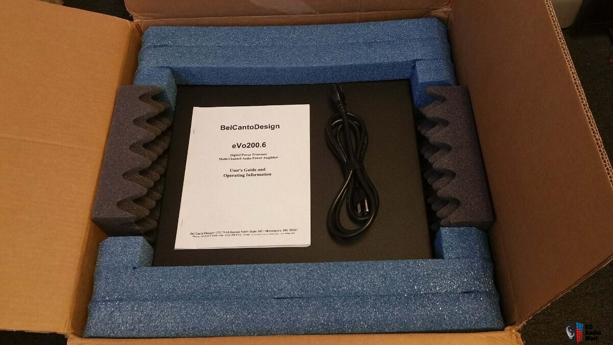 Bel Canto Design EVO 200.6 Digital Power Processor 6 Channel Audio ...