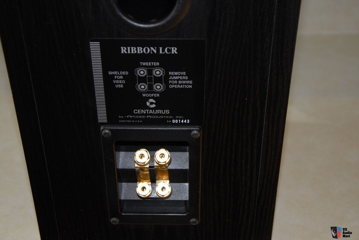 Apogee Acoustics Centaurus Ribbon Speaker LCR Price Drop Photo #1900044 ...