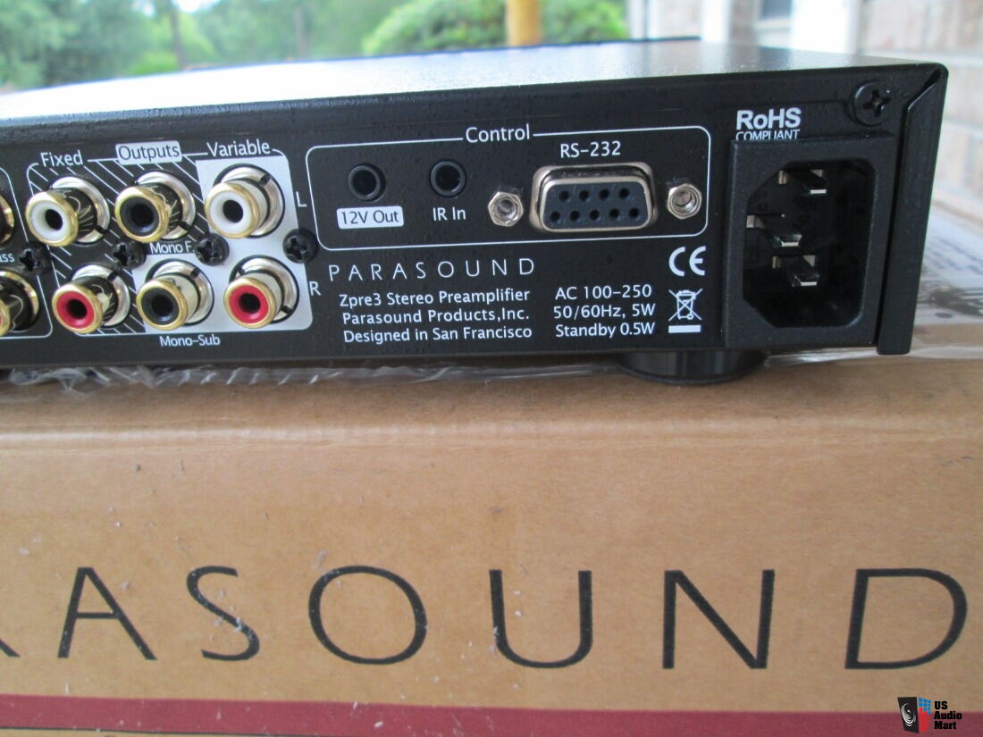 Parasound Zpre3 Preamplifier Excellent in Box Like new Photo #1903054 ...