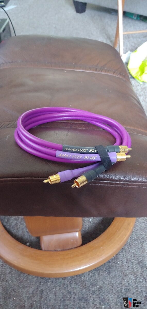 Analysis Plus Oval One 1M RCA Interconnects Photo #1899590 - UK Audio Mart