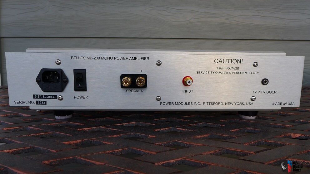 Belles MB-200 monoblocks Photo #1912257 - US Audio Mart