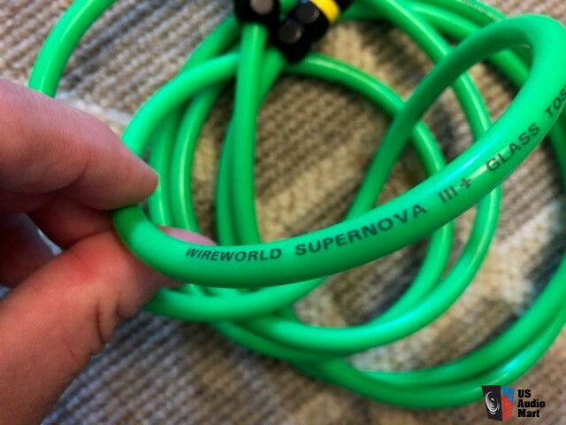 Wireworld Supernova 3+ 2M genuine glass optical cable + Signal Cable ...