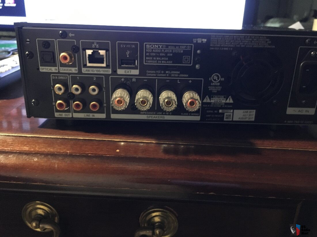 Sony Black model HAP-S1 Photo #1917205 - US Audio Mart