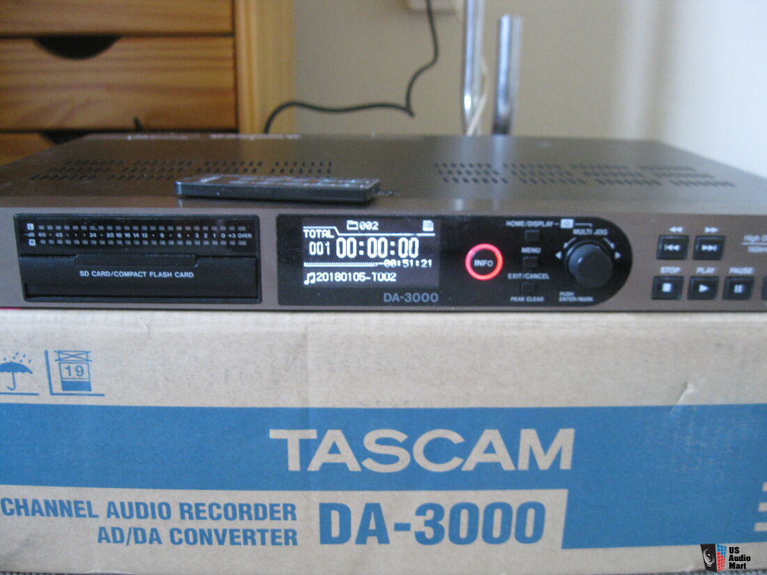 Tascam DA-3000 Solid State Master Recorder and AD/DA Converter & JA D1 ...
