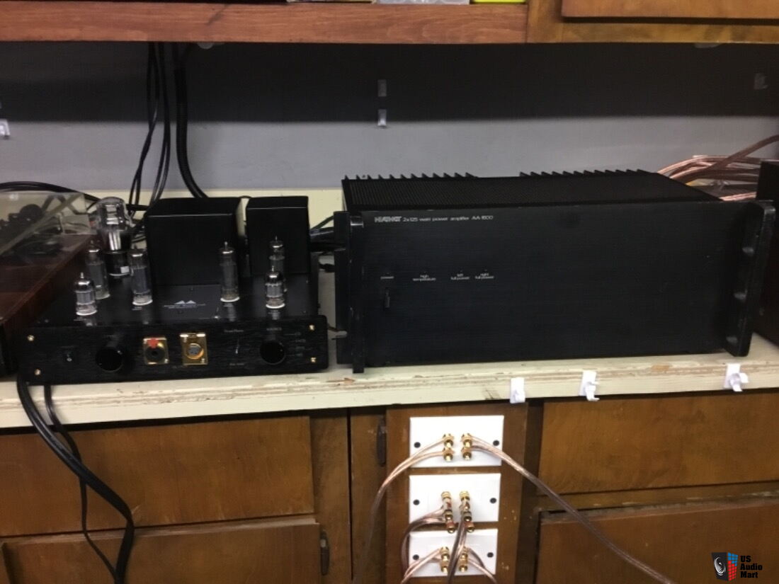 Antique Audio Lab tube preamplifier and Re-capped Heathkit AA-1600 ...