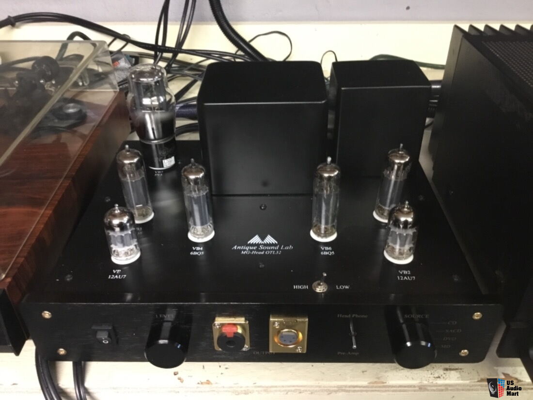 Antique Audio Lab tube preamplifier and Re-capped Heathkit AA-1600 ...