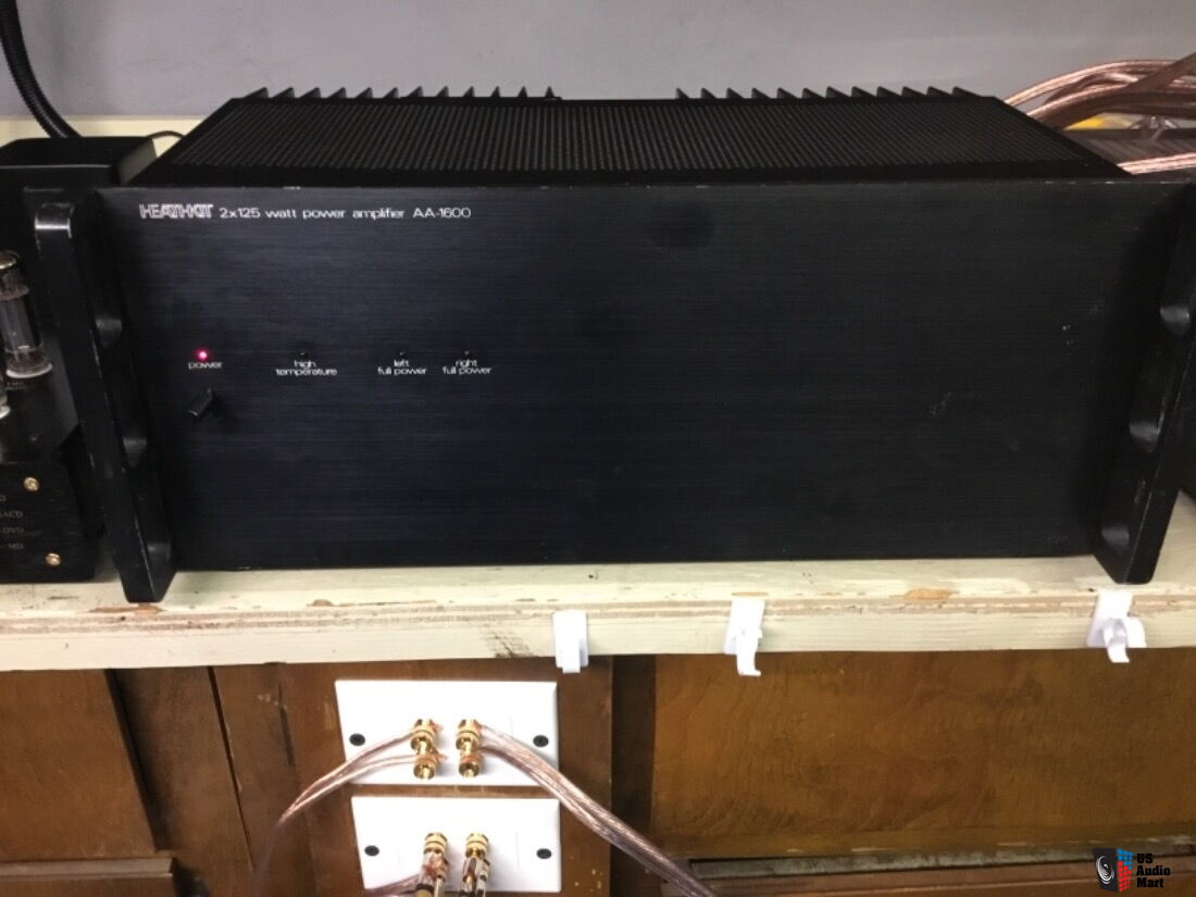 Antique Audio Lab tube preamplifier and Re-capped Heathkit AA-1600 ...